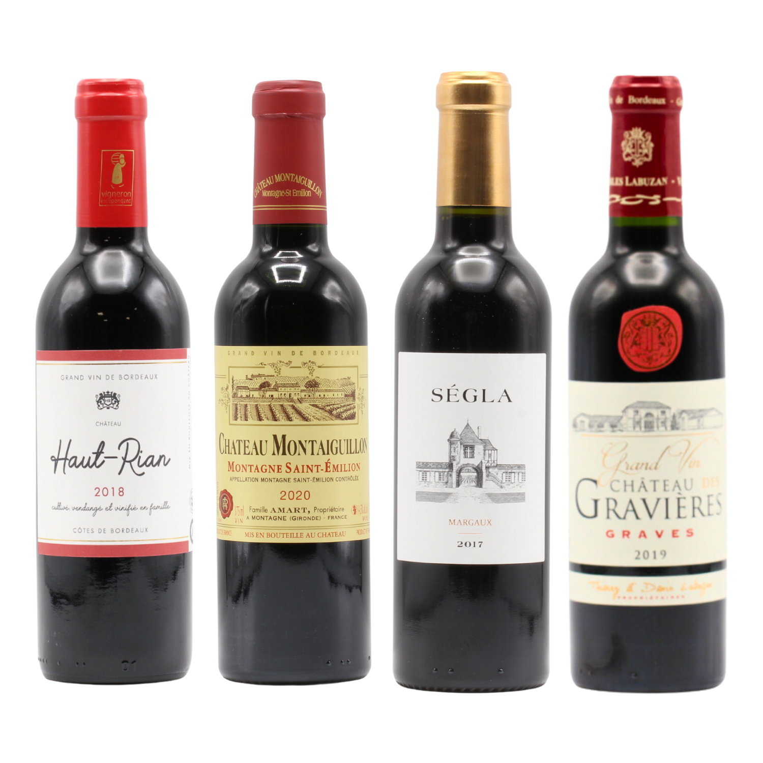 Mixed Case of Bordeaux Blends HALVES (4x37.5cl) - The Little Fine Wine ...