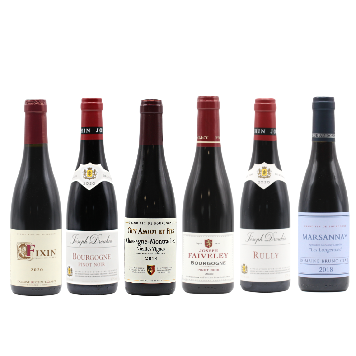 Red Burgundy Mix HALVES (6×37.5cl) - The Little Fine Wine Company