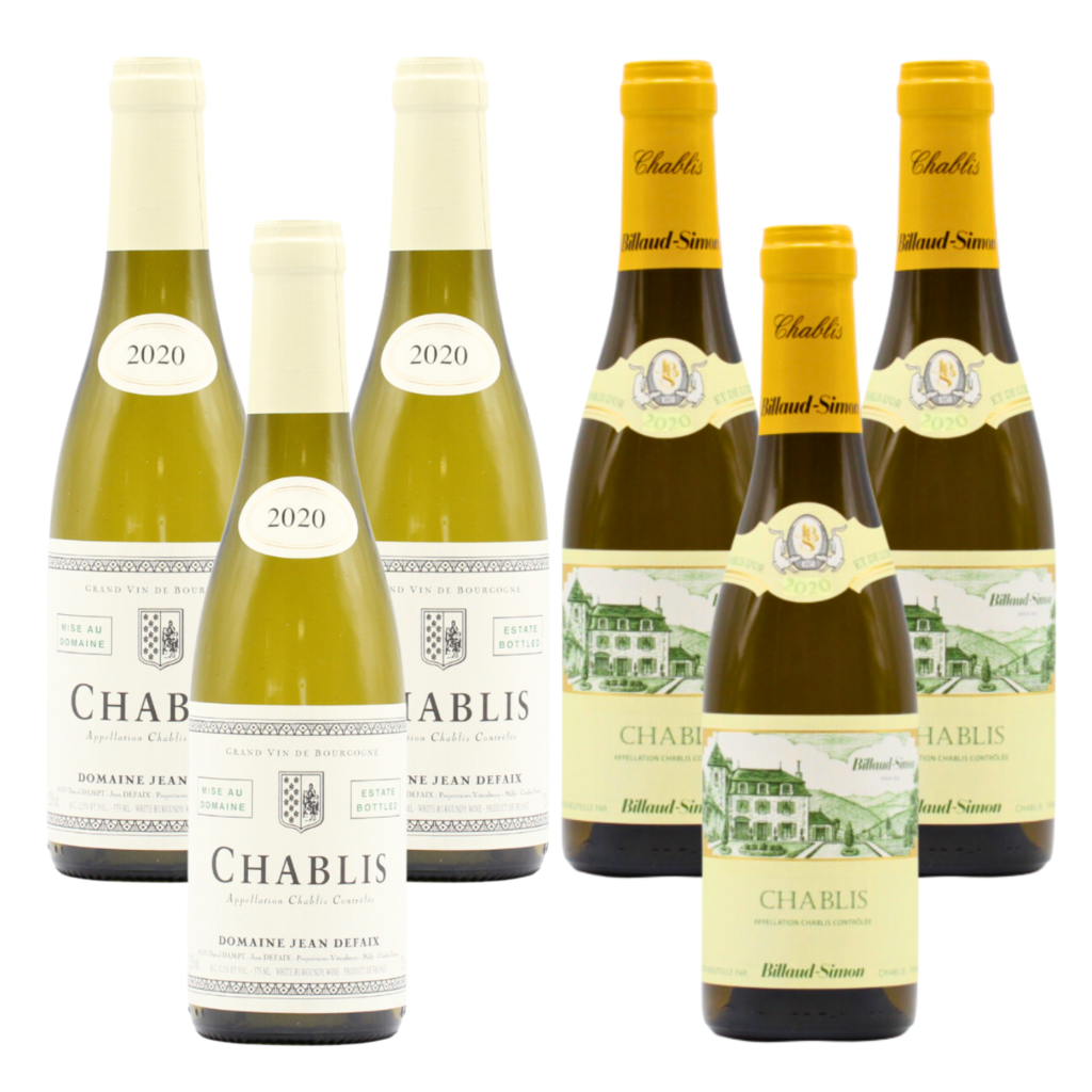 Mixed Case of 6 Chablis Half Bottles (2x3x37.5cl) - The Little Fine ...