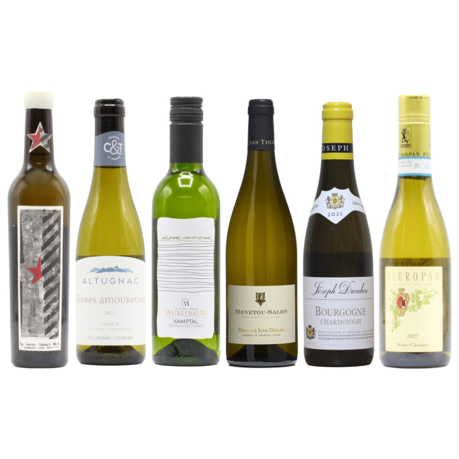 Six Fine Whites HALVES (6x37.5cl) - The Little Fine Wine Company