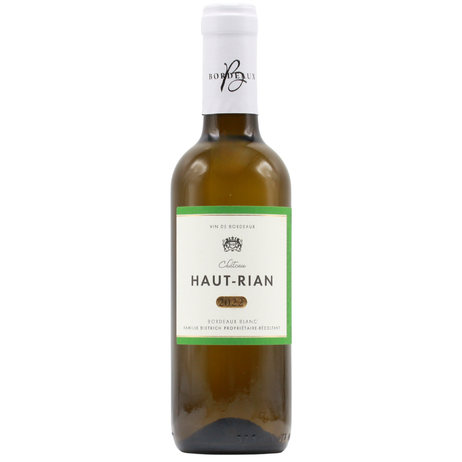 Chateau Haut Rian Bordeaux Blanc 2022 HALF Bottle (37.5cl) - The Little ...